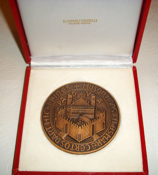 Jencius Coins - Medieval Seal of Padua Medal 80mm